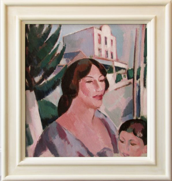 Margaret and Willy Peploe at Hotel Panorama, Cassis by J.D. Fergusson ...