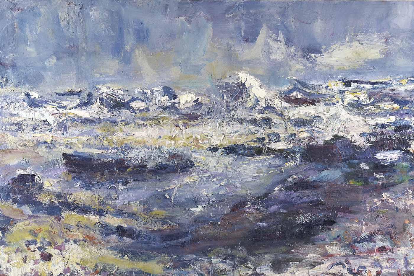 Seventh February Foam Waves by David Cook | The Scottish Gallery