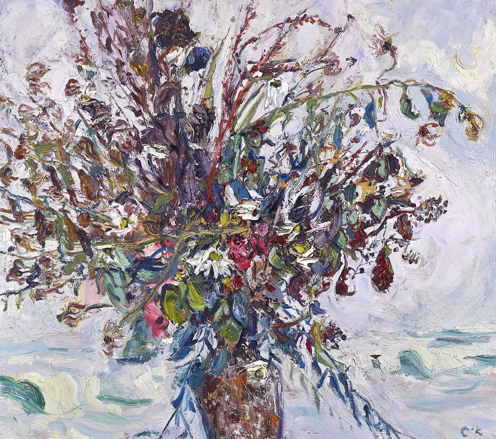 Study of Dead and Dying Flowers by David Cook | The Scottish Gallery
