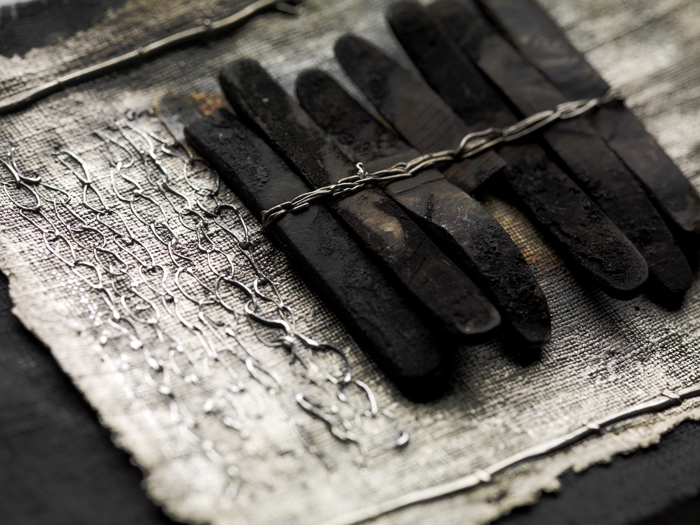 Shell Fragment (detail) by Sara Keith | The Scottish Gallery