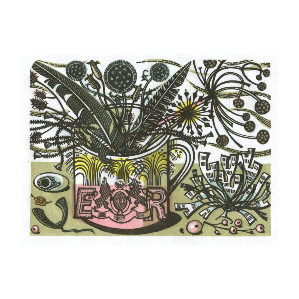 Mug with Feathers - The Scottish Gallery