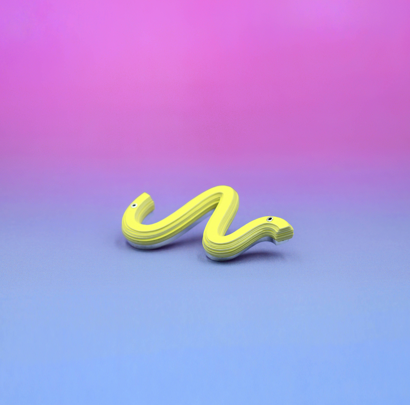 Yellow Squiggle Pin - The Scottish Gallery