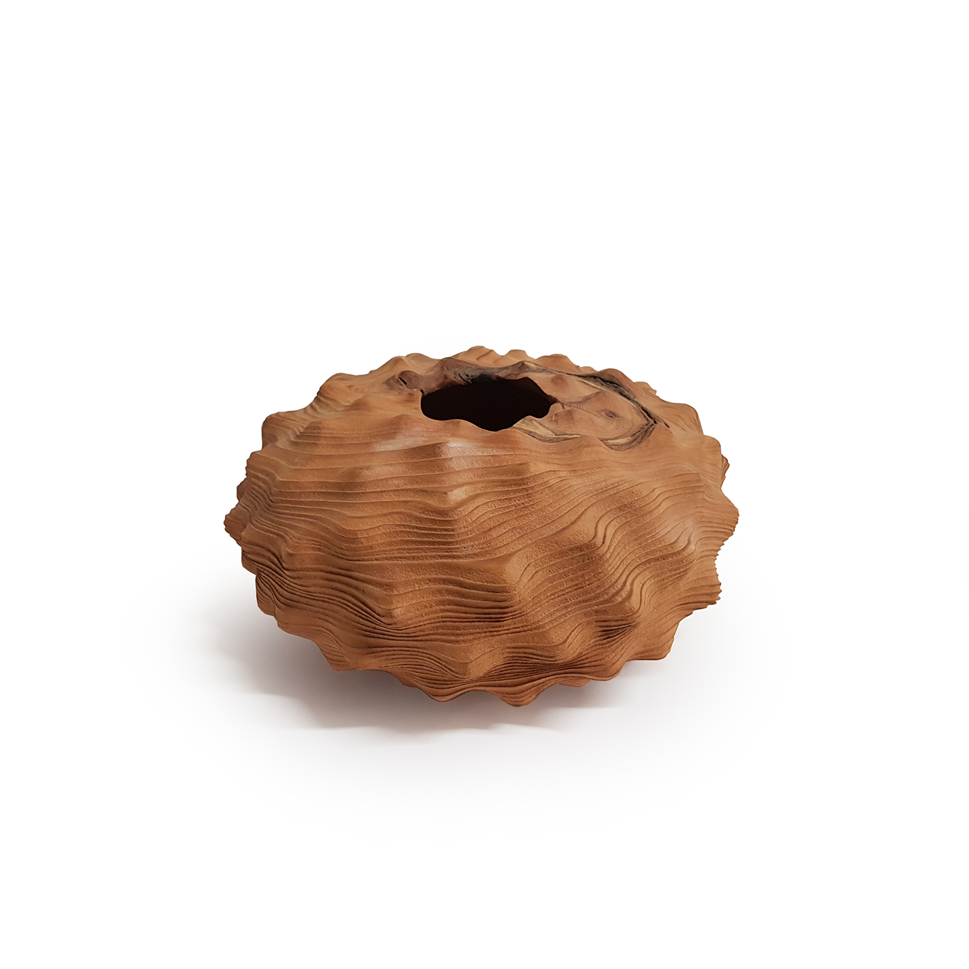 Carved Hollow Form by Eleanor Lakelin | The Scottish Gallery
