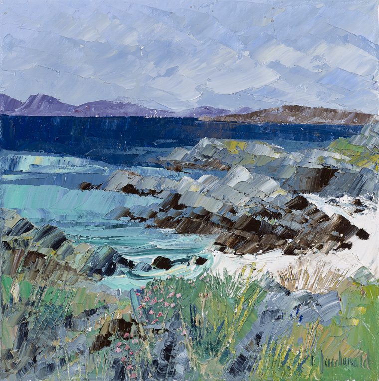 The Purple Paps of Jura by Frances Macdonald | The Scottish Gallery