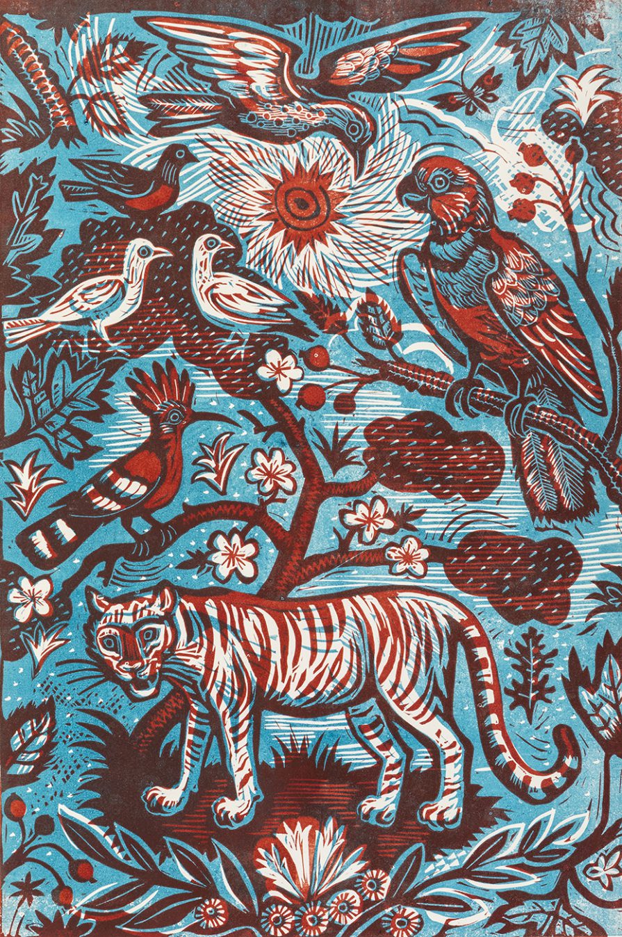 Tyger Tyger by Mark Hearld (Printmaker) | The Scottish Gallery