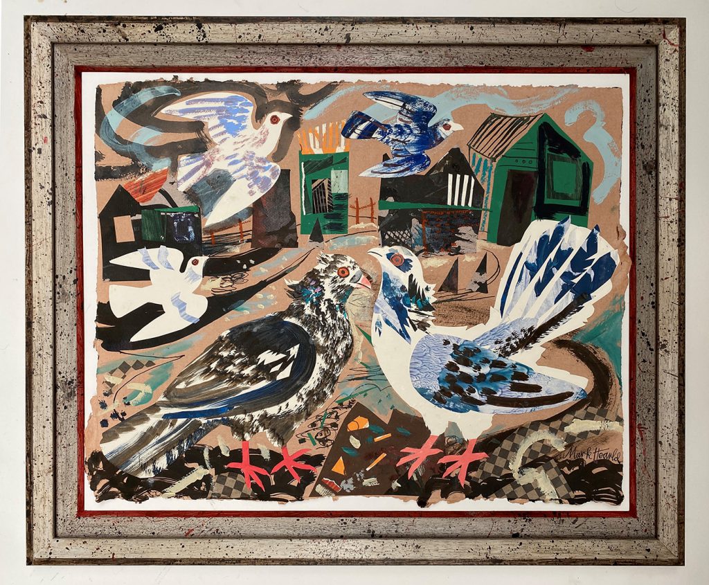 Pigeons by Mark Hearld | The Scottish Gallery