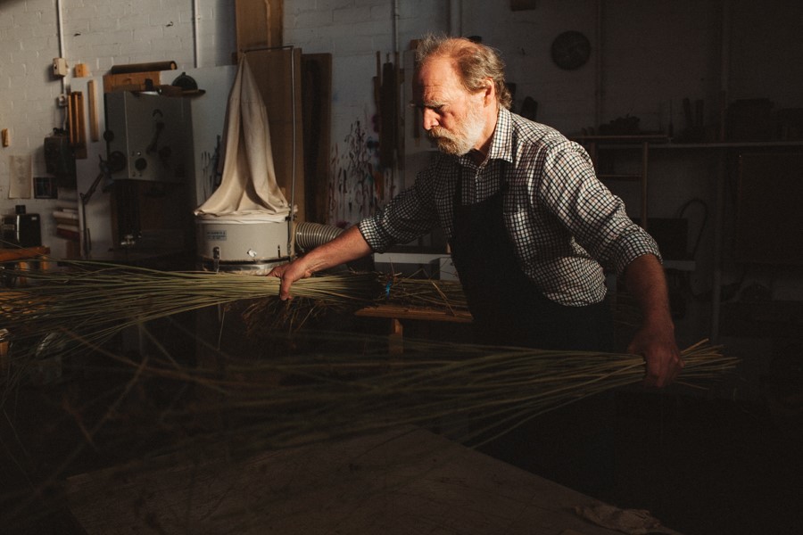 Angus Richardson | Rush Seating an Introduction - The Scottish Gallery