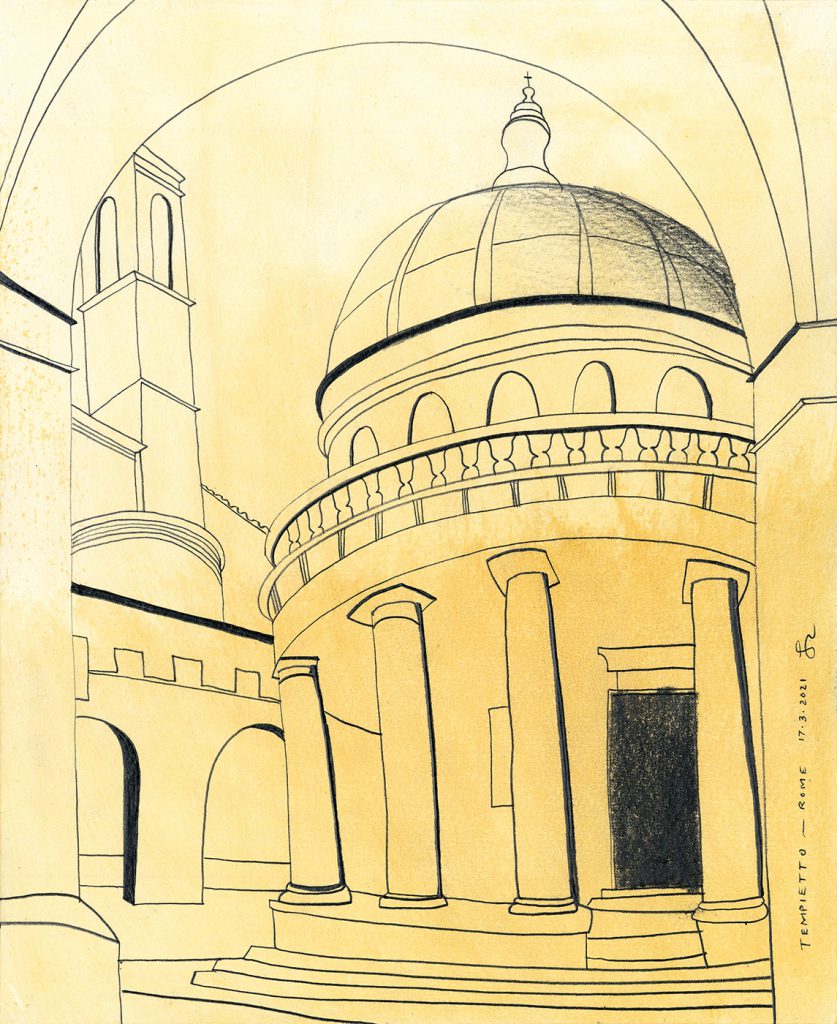 Tempietto, Rome by Jonathan Christie | The Scottish Gallery