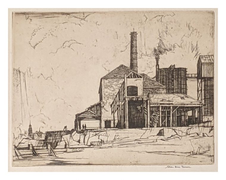 The Derelict Factory by Adam Bruce Thomson | The Scottish Gallery