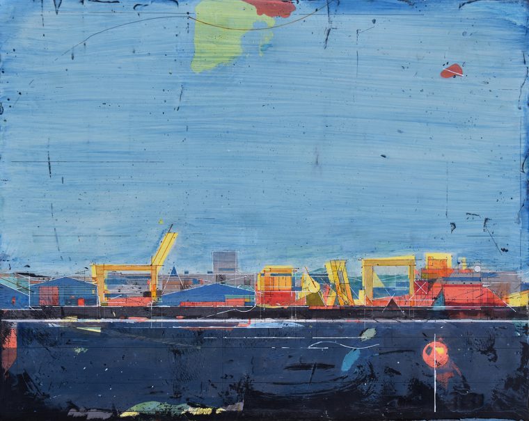 Leith Docks by Amy Dennis | The Scottish Gallery
