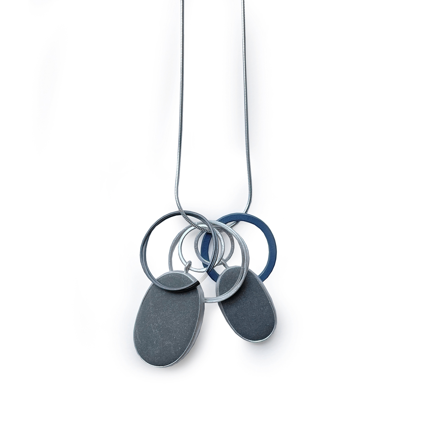 Double Pebble Pendant by Grace Girvan | The Scottish Gallery