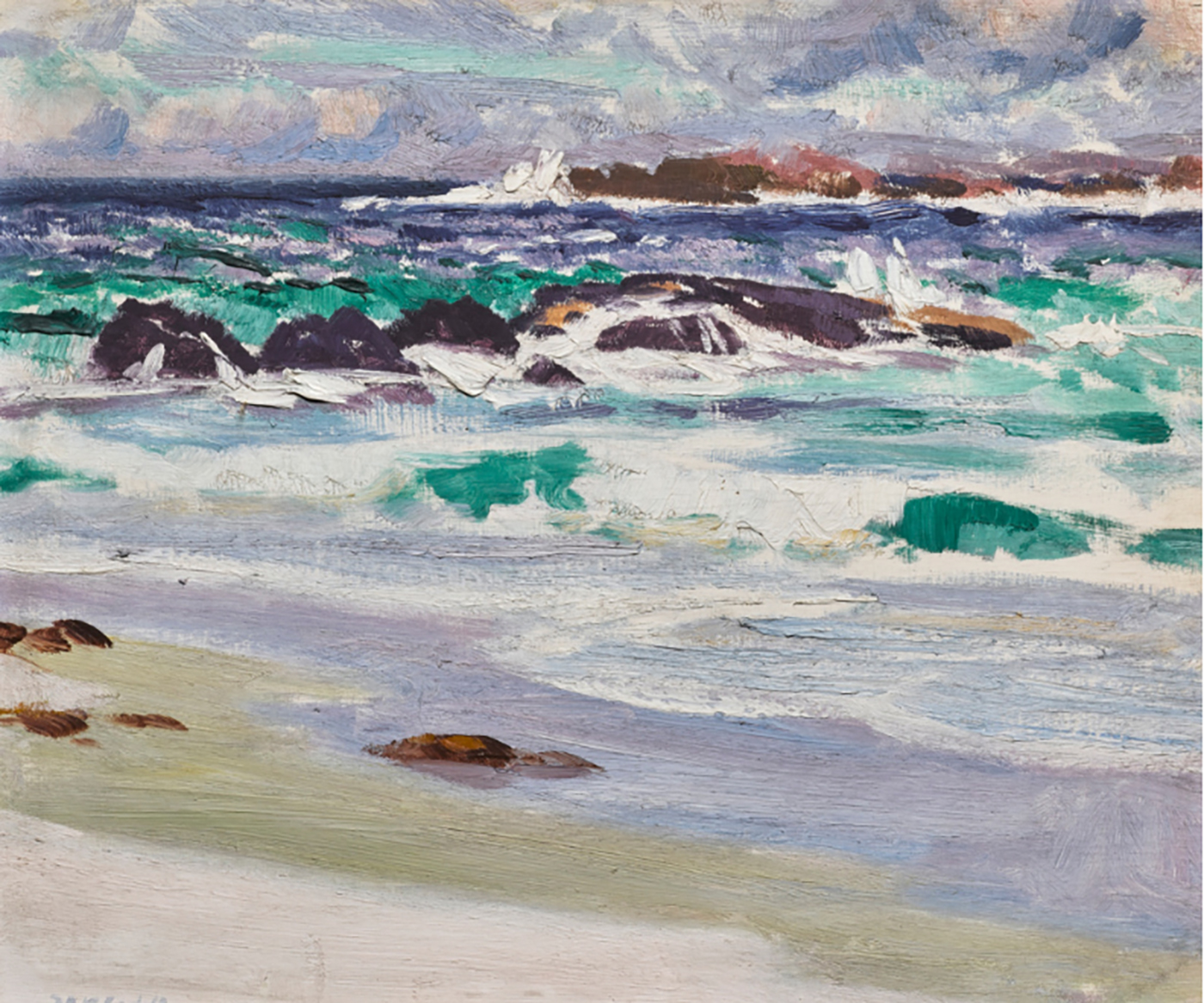 Breezy Day, Iona by F.C.B. Cadell | The Scottish Gallery