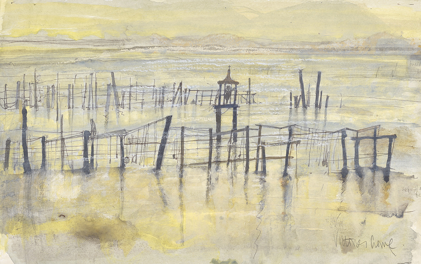 Early Morning, Low Tide, Pellestrina by Victoria Crowe | The Scottish ...