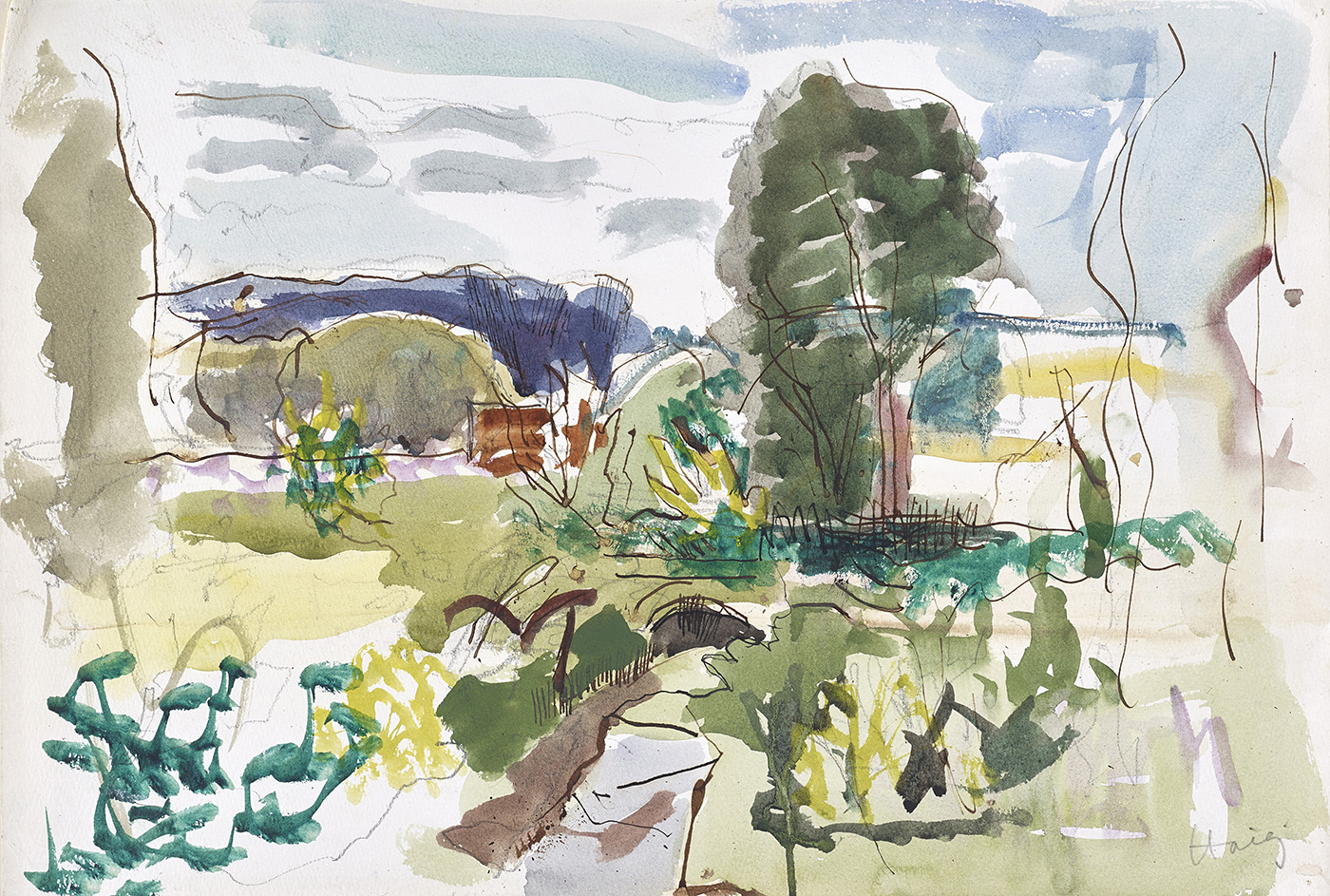 Bridge, Earlston II by Earl Haig | The Scottish Gallery