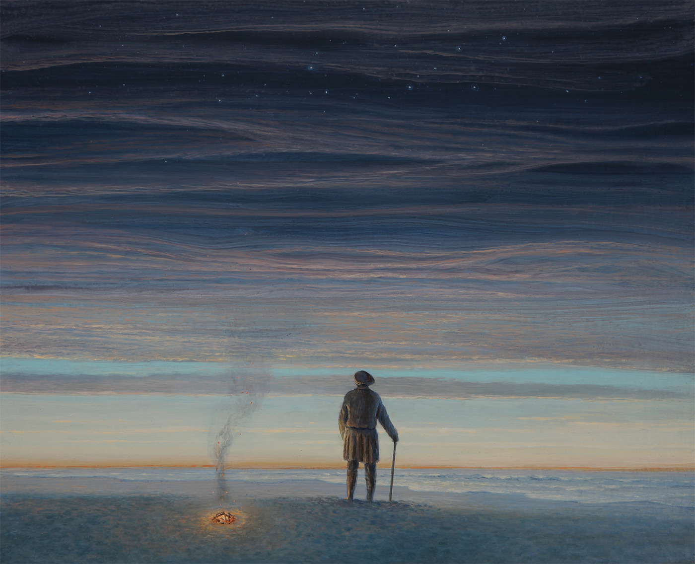 Modern Cosmology (Man at The Shore) by Barry McGlashan | The Scottish ...
