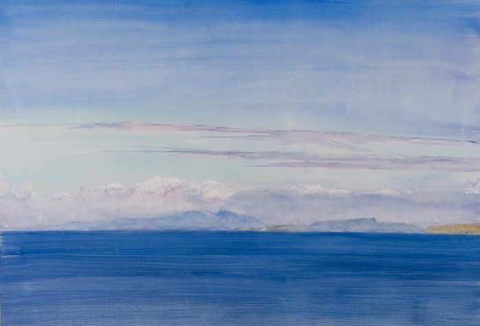 Summer - Rhum and Eigg II by James Morrison | The Scottish Gallery