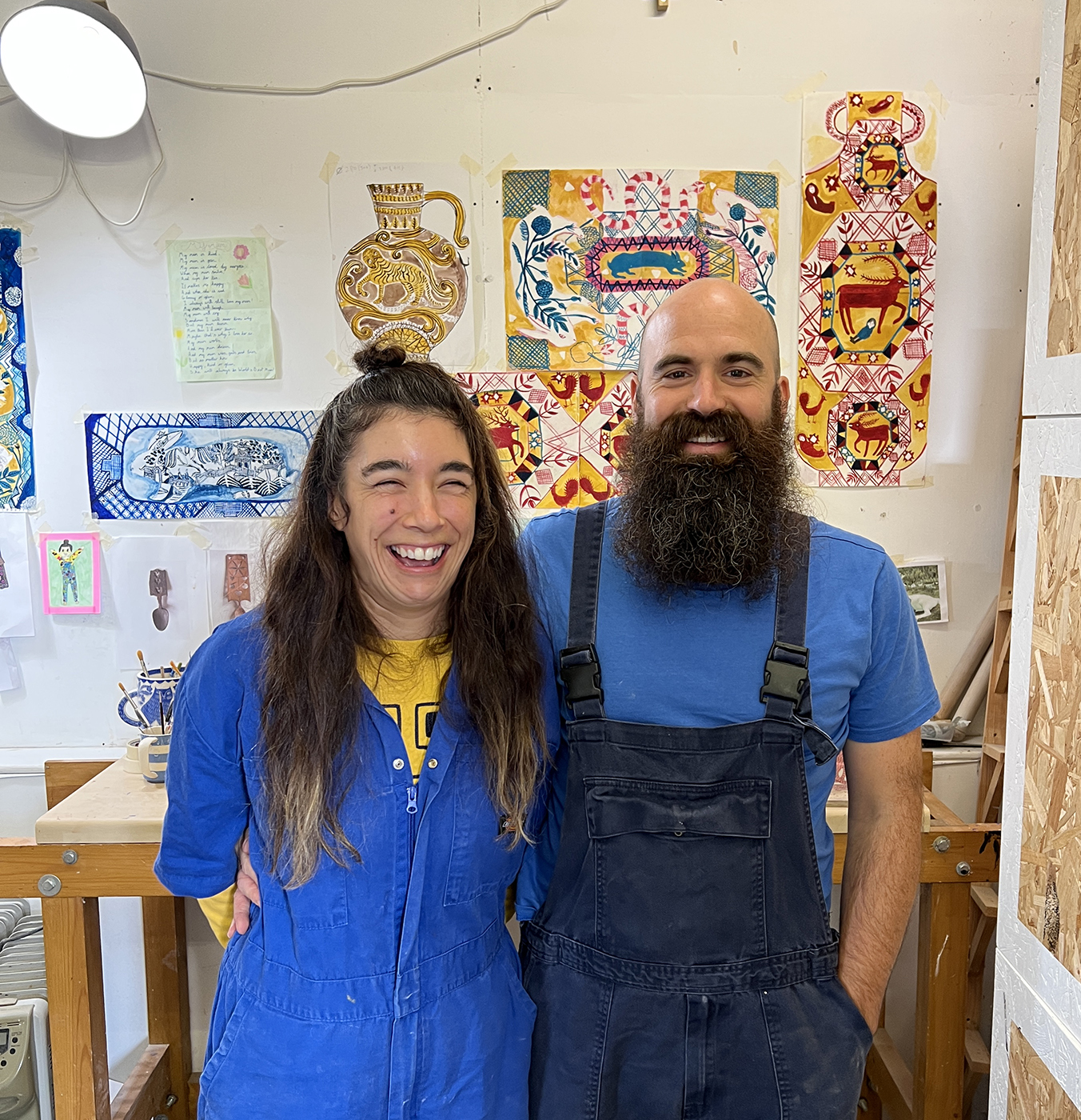 Vicky Lindo | Ceramics Bear Platter - The Scottish Gallery