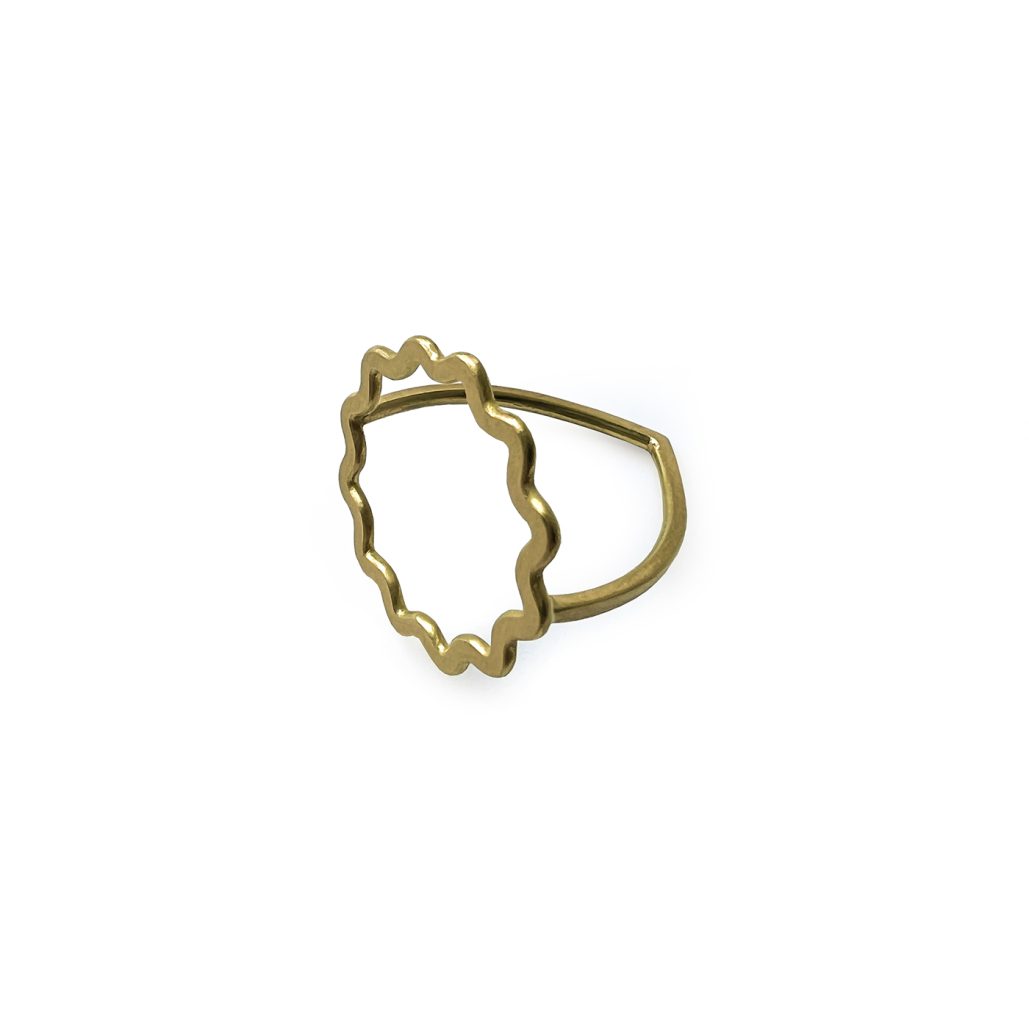 Rik Rak Circle Ring I by Jacqueline Mina | The Scottish Gallery