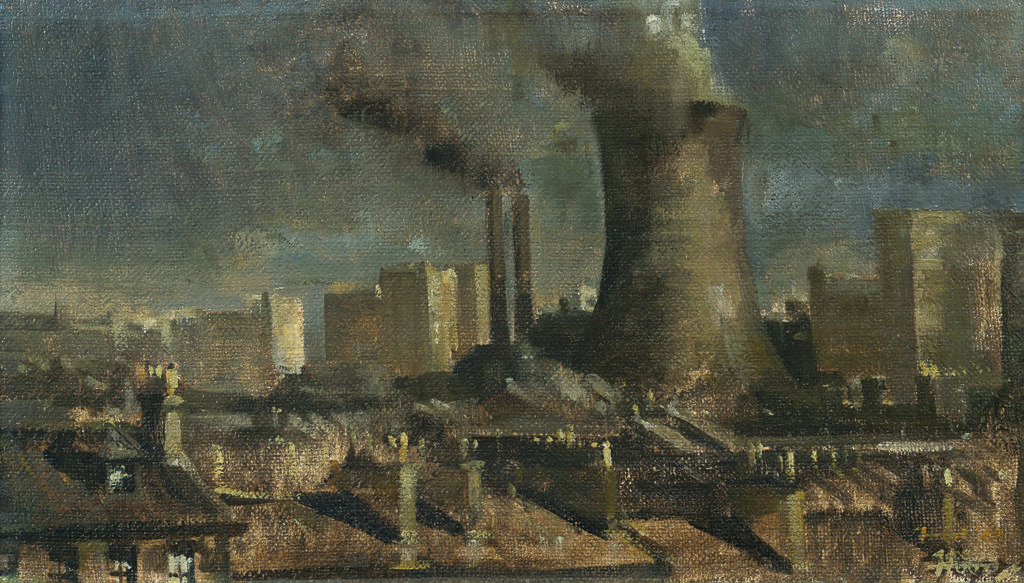 Cooling Tower by Ernest Burnett Hood | The Scottish Gallery