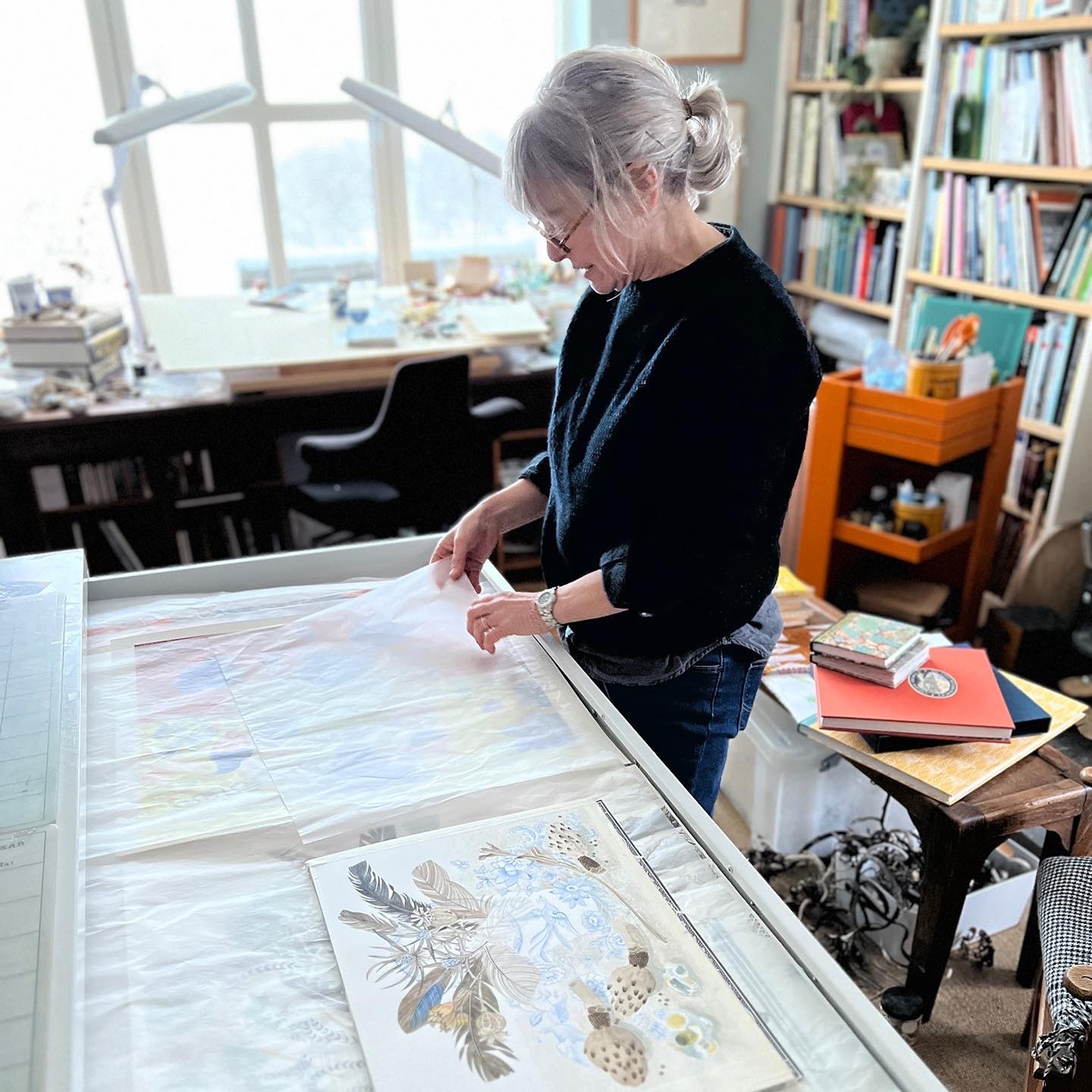 Meet the Artist Online | Angie Lewin at The Scottish Gallery
