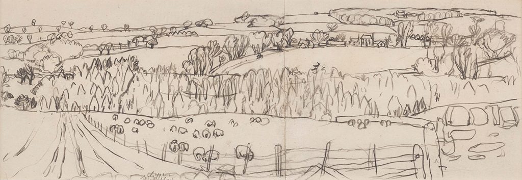 Spring - The Lothians by Sir William Gillies | The Scottish Gallery