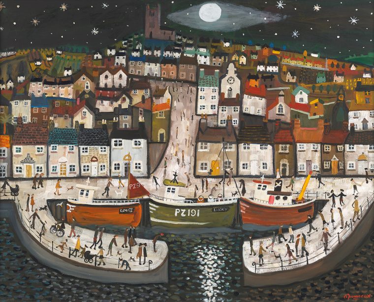 Cornish Harbour by Alan Furneaux | The Scottish Gallery