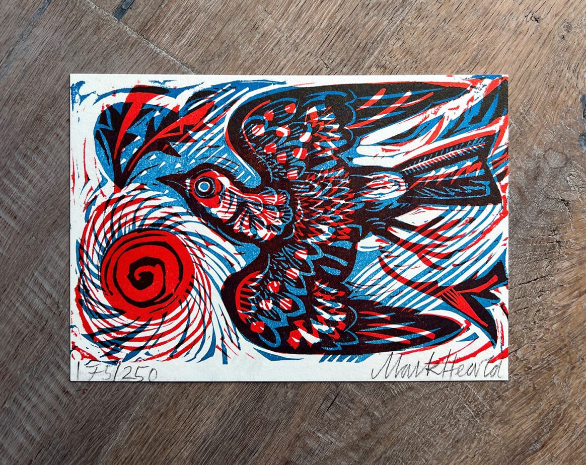 Mark Hearld's Menagerie Invitation by Mark Hearld | The Scottish Gallery