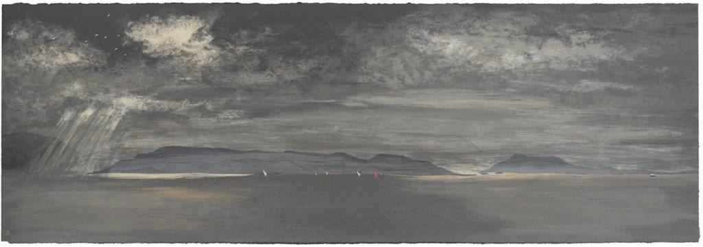 Ferry Crossing the Sound by Frances Walker (Printmaker) | The Scottish ...