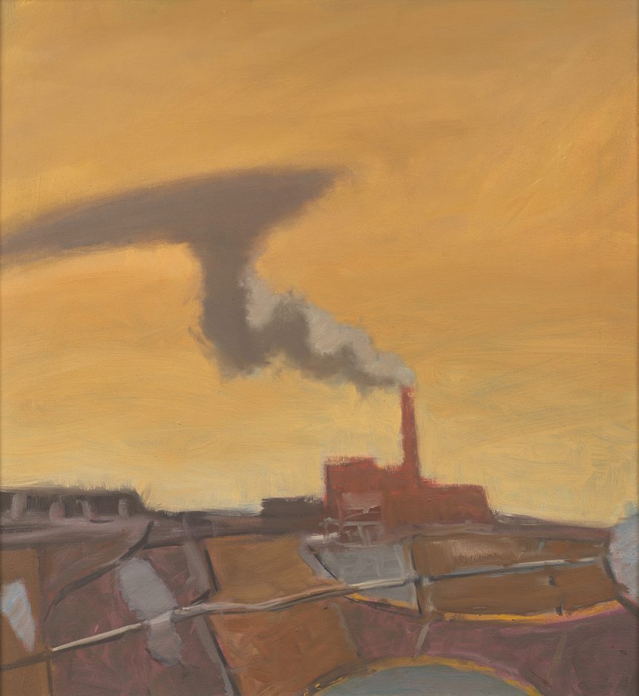 Grey Smoke, Yellow Sky by Denis Peploe | The Scottish Gallery