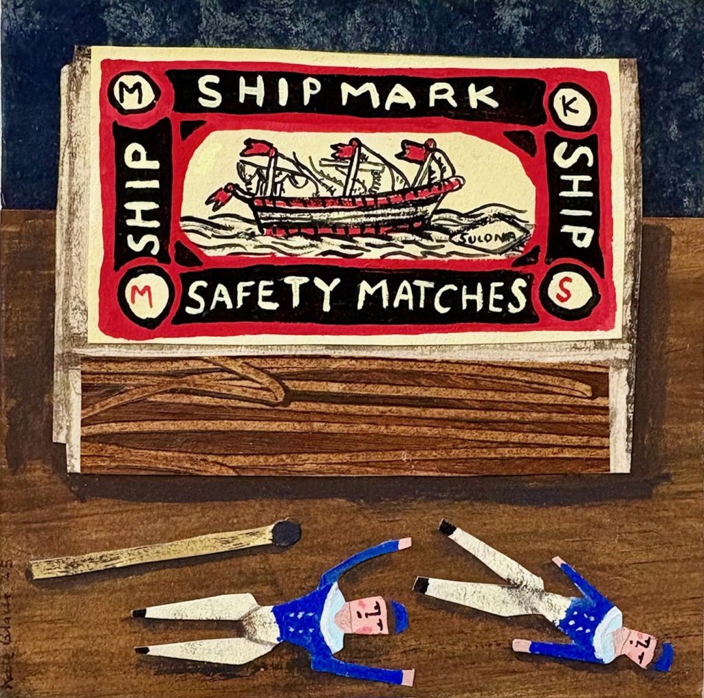 Ship Mark Safety Matches by Kate Black | The Scottish Gallery