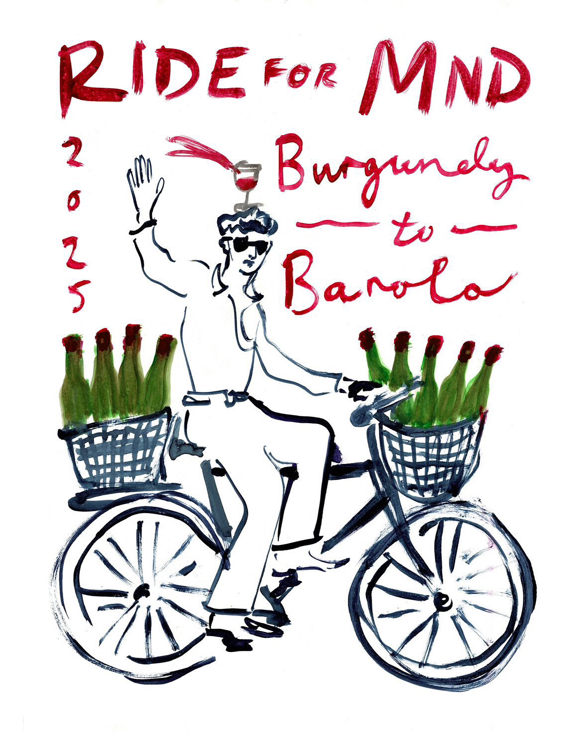 Ride for MND T-shirt | Medium - The Scottish Gallery