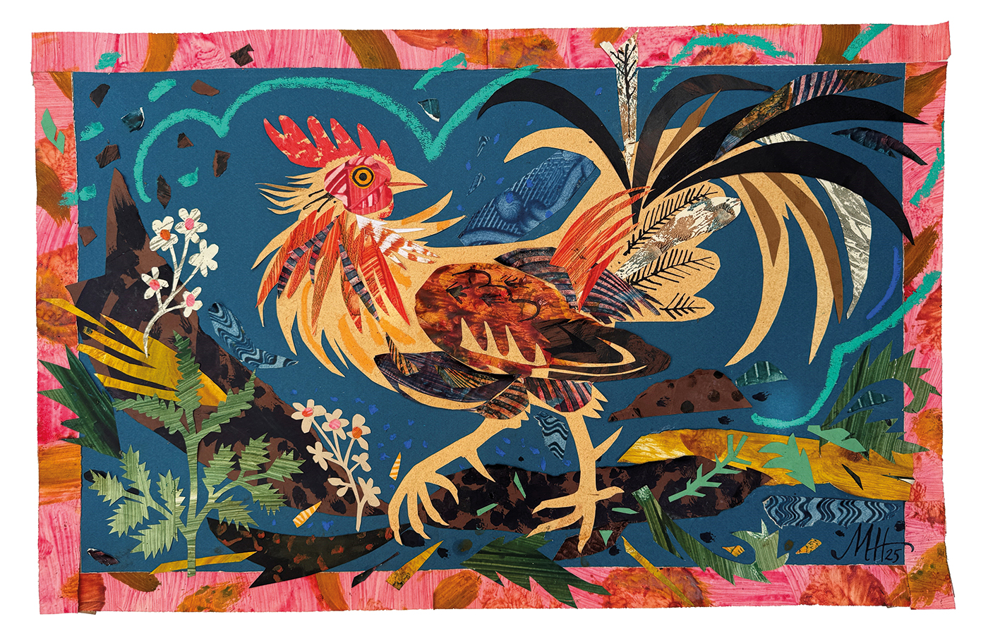Cockerel by Mark Hearld | The Scottish Gallery