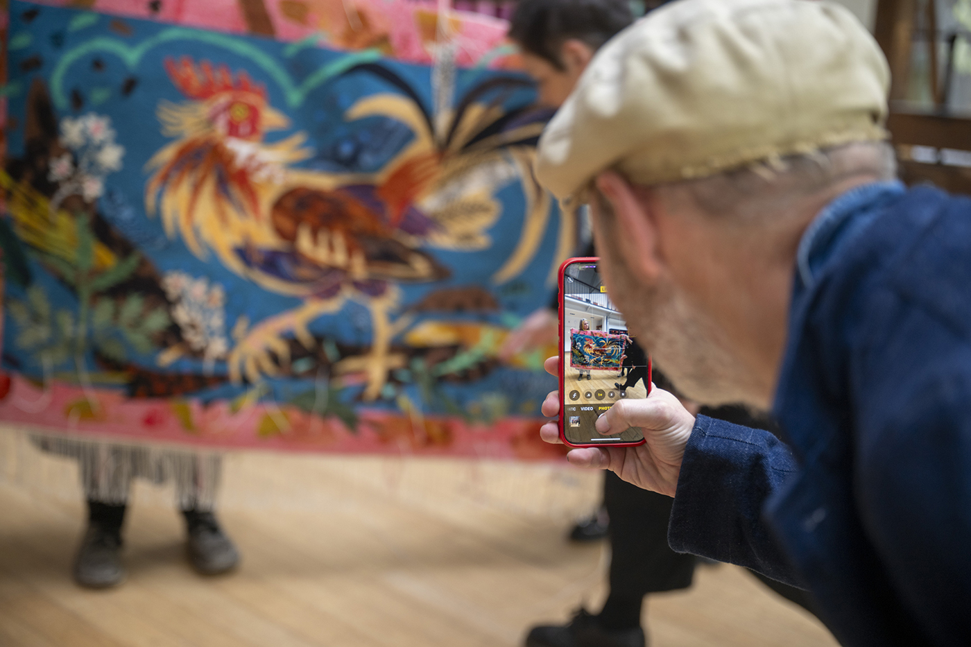 Mark Hearld | Dovecot Cockerel Tapestry - The Scottish Gallery