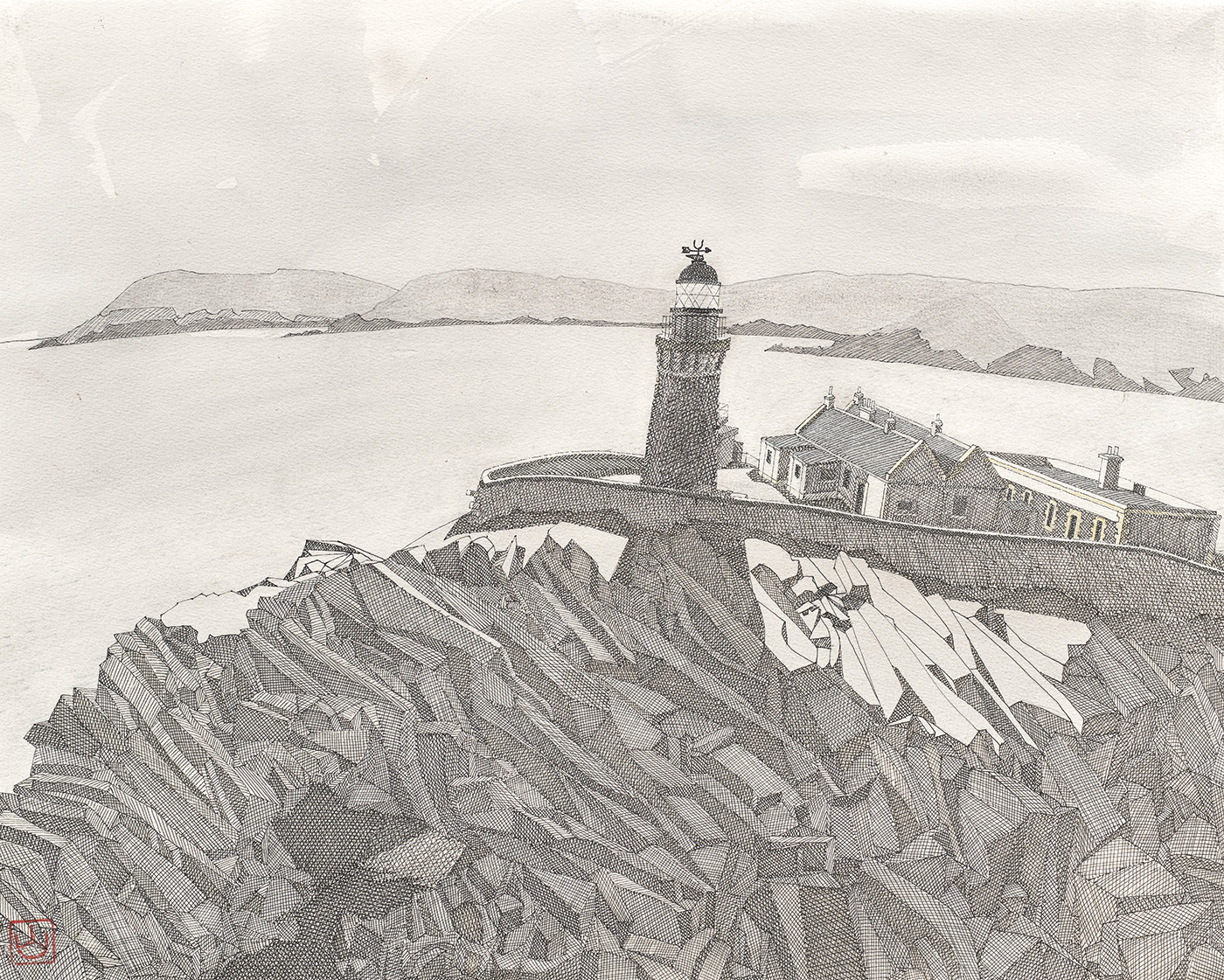 Lighthouse by Ron Sandford | The Scottish Gallery