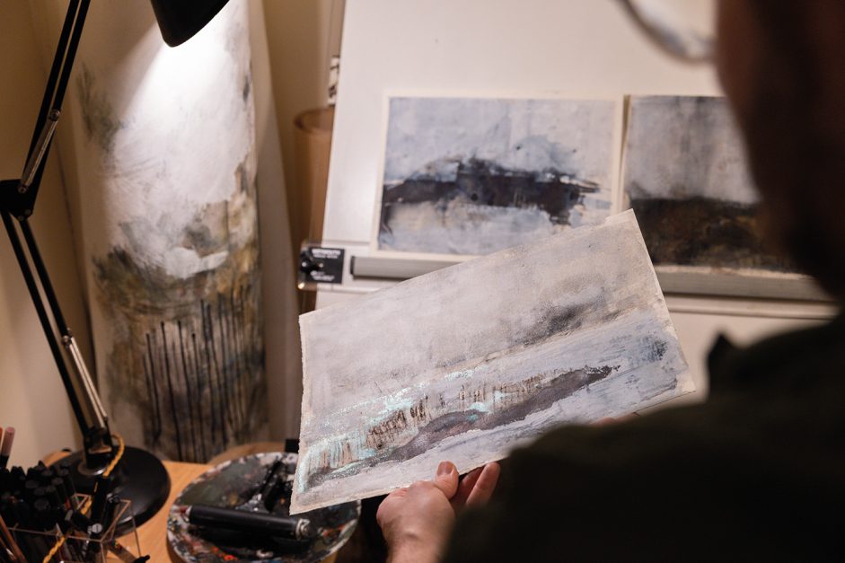 Sigurd Smith at his studio, Orkney by Sigurd Smith | The Scottish Gallery