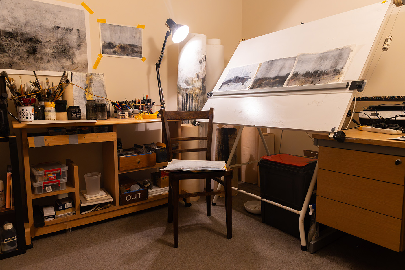 Sigurd Smith's studio, Orkney by Sigurd Smith | The Scottish Gallery