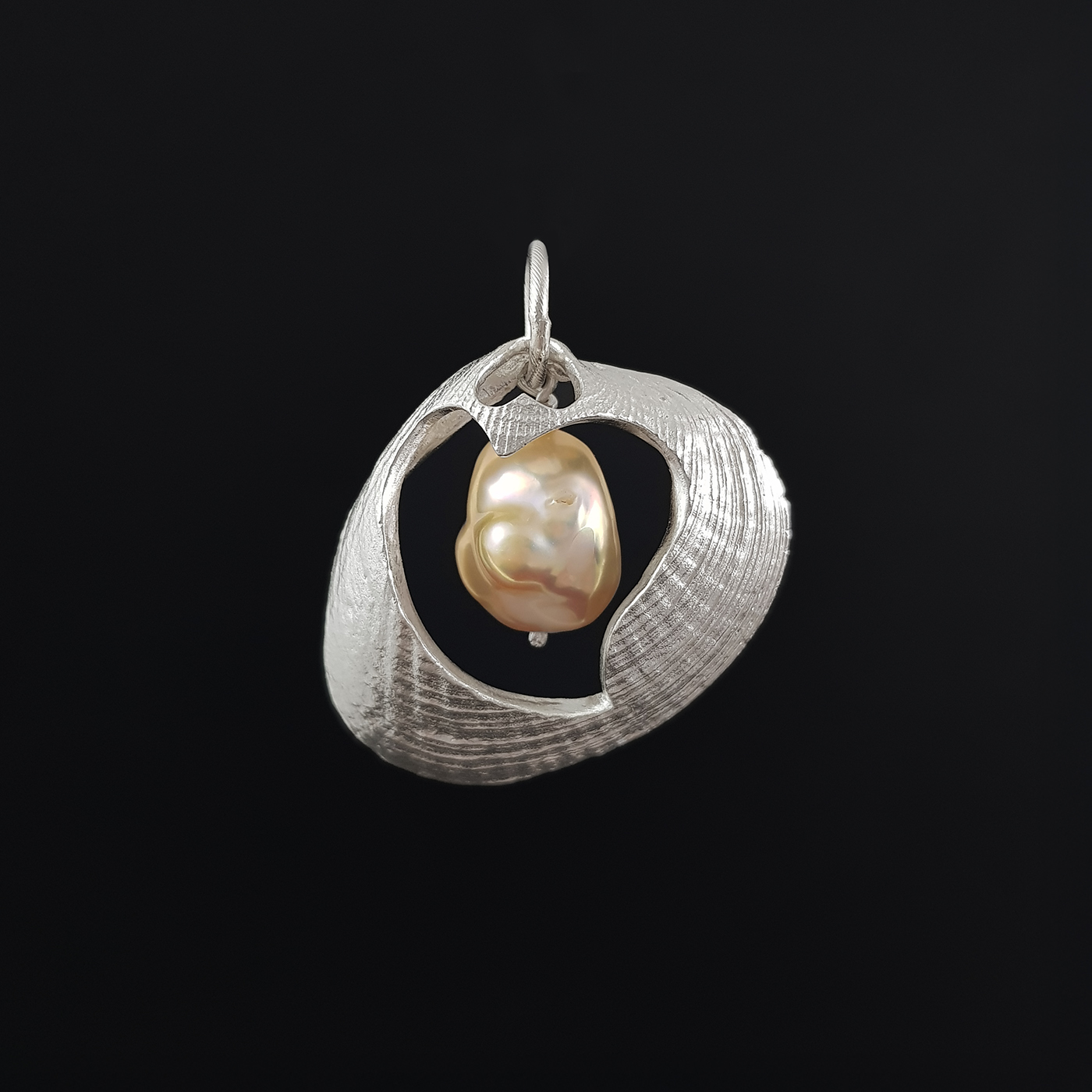 Baroque Pearl Seashell Pendant by Malcolm Appleby (Jewellery) | The ...