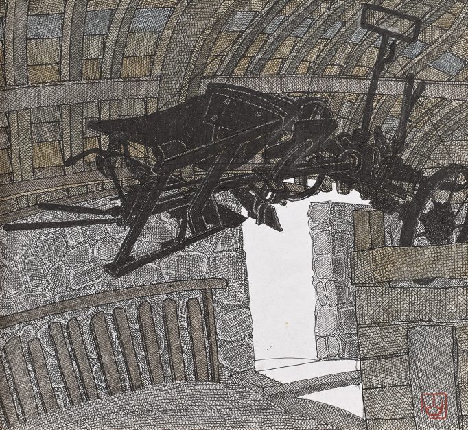 In a Boatie Hoose I by Ron Sandford | The Scottish Gallery