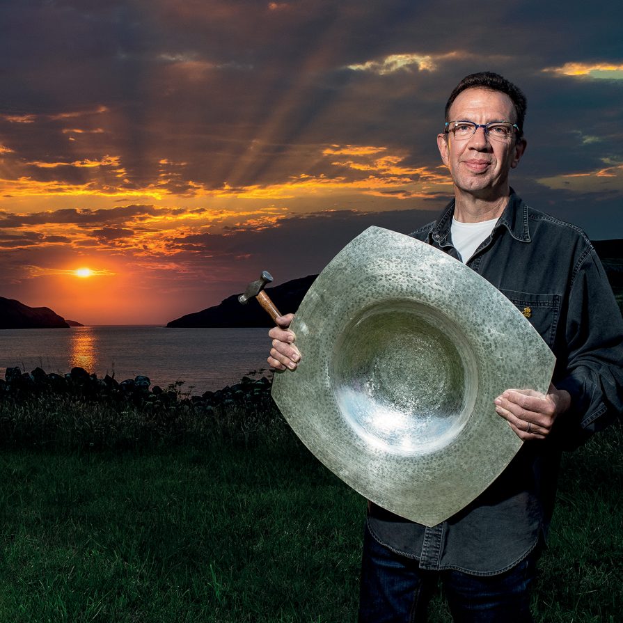 Rod Kelly at Muckle Roe, Shetland by Rod Kelly | The Scottish Gallery