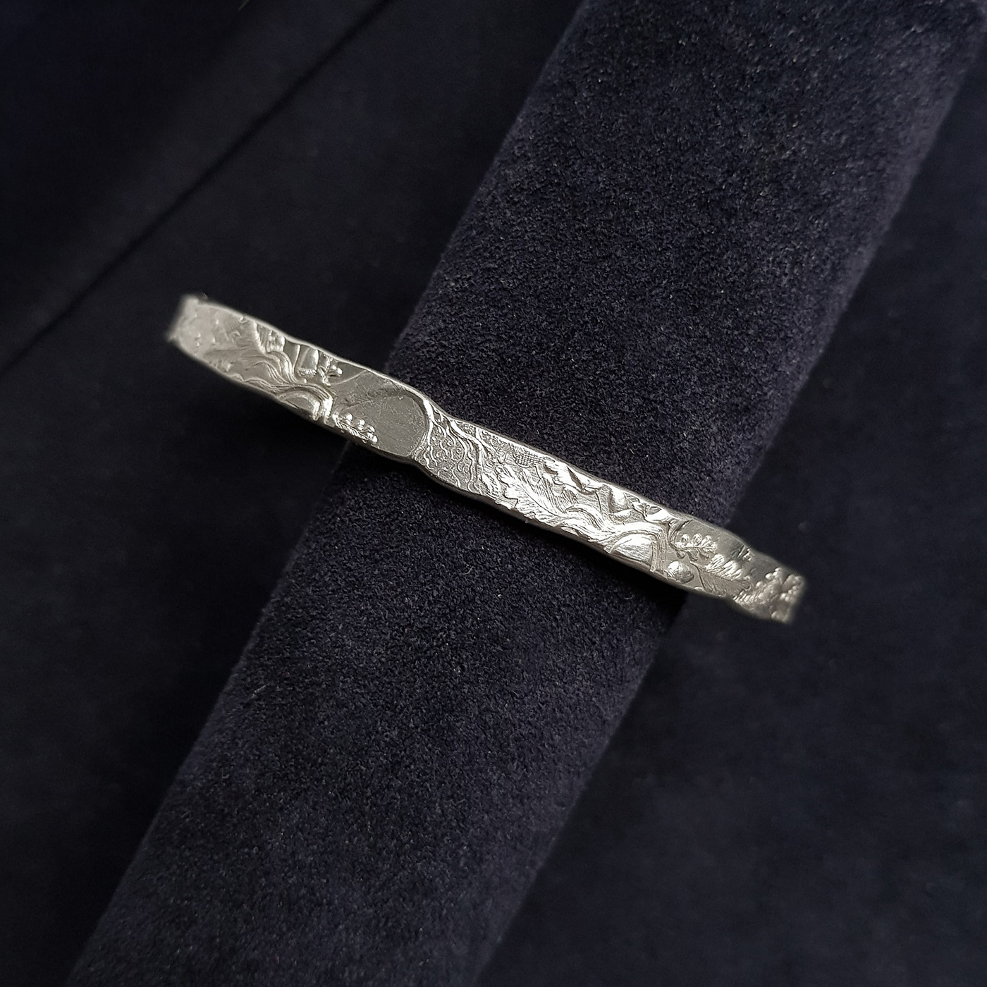 Acorns and Oak Leaves Slipover Bangle by Malcolm Appleby (Jewellery ...