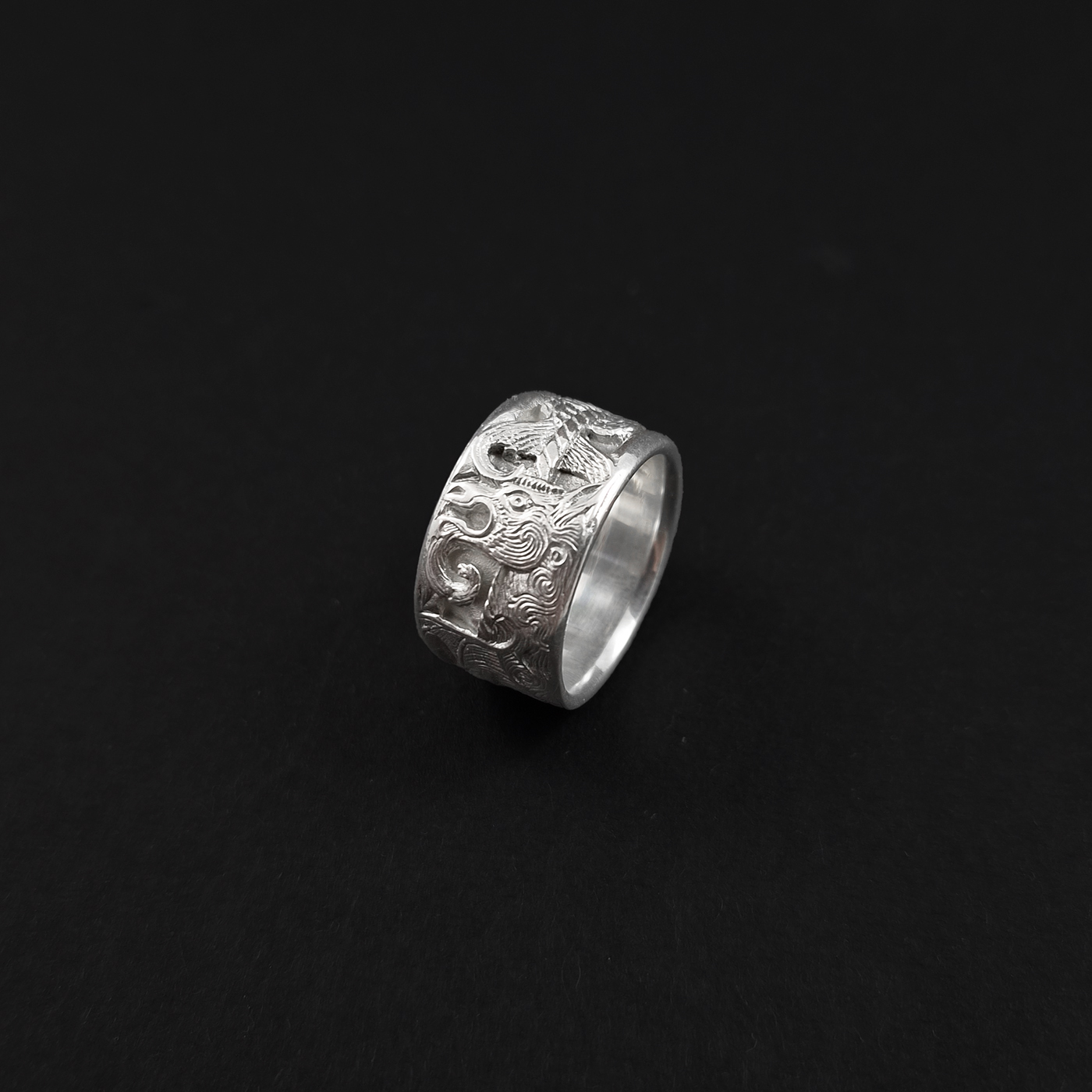 Sea Unicorn Ring by Malcolm Appleby (Jewellery) | The Scottish Gallery